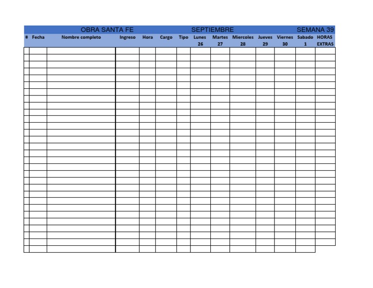 Formato Pase de Lista | PDF