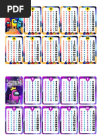 Tablas de Multiplicar Minecraft | PDF | Teaching Methods & Materials ...