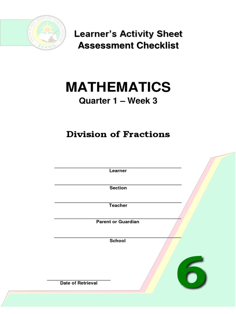 Math 6 Q1W3 | PDF | Mathematics | Cognition