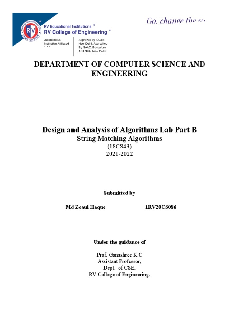 PartB Report | PDF | Algorithms | Theoretical Computer Science PartB Report | PDF | Algorithms | Theoretical Computer Science