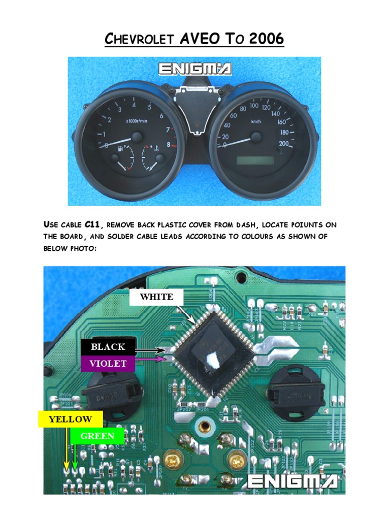 Chevrolet Aveo To 2006 | PDF