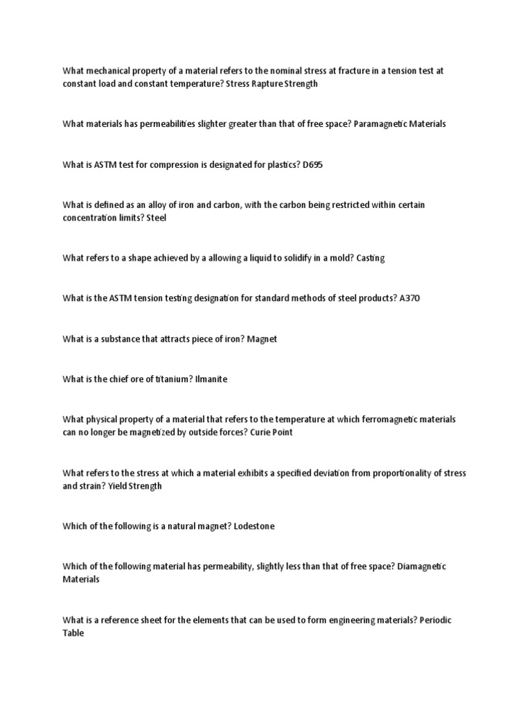 EECC2 EngMaterials ESAS | PDF | Iron | Metals