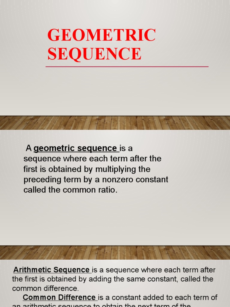 Geometric Sequence | PDF Geometric Sequence | PDF