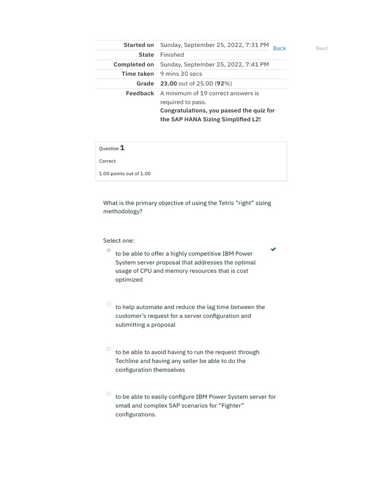 QUIZ - Attempt Review | PDF | Ibm Db2 | Databases QUIZ - Attempt Review | PDF | Ibm Db2 | Databases