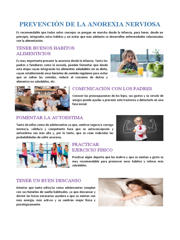 Prevención de La Anorexia Nerviosa | PDF | Anorexia nerviosa | Dieta