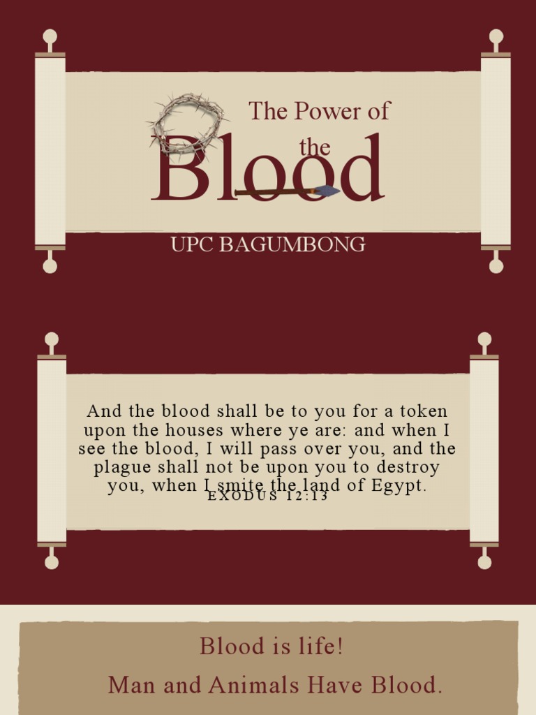 The Power of The Blood | PDF | The Exodus | Book Of Exodus