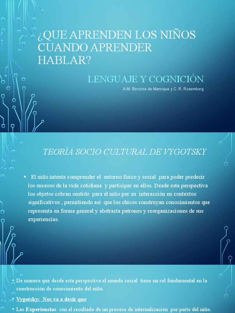 Lenguaje Y Cognición Pdf Memoria Aprendizaje