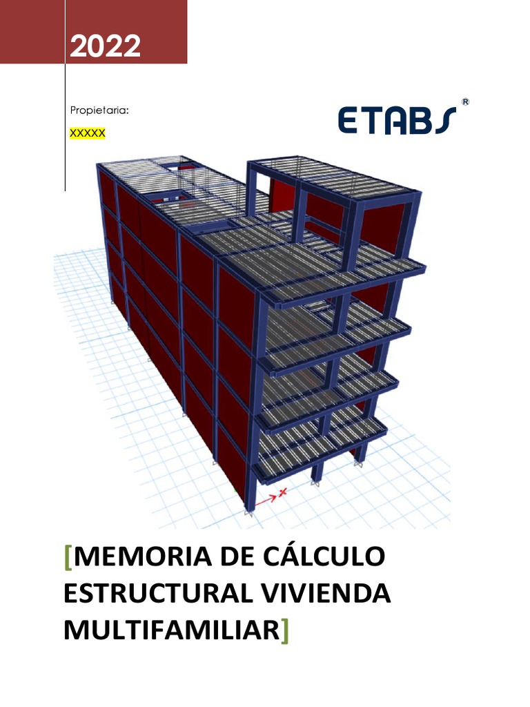 Memoria de Calculo Estructural | PDF | Hormigón | Albañilería