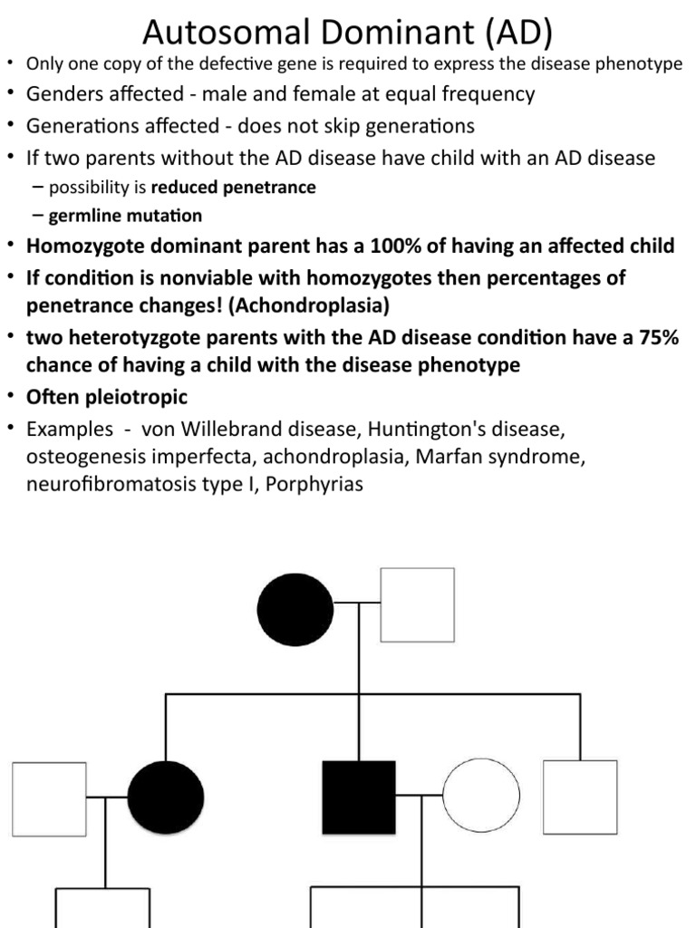 Modes of Inheritance | PDF | Dominance (Genetics) | Diseases And Disorders