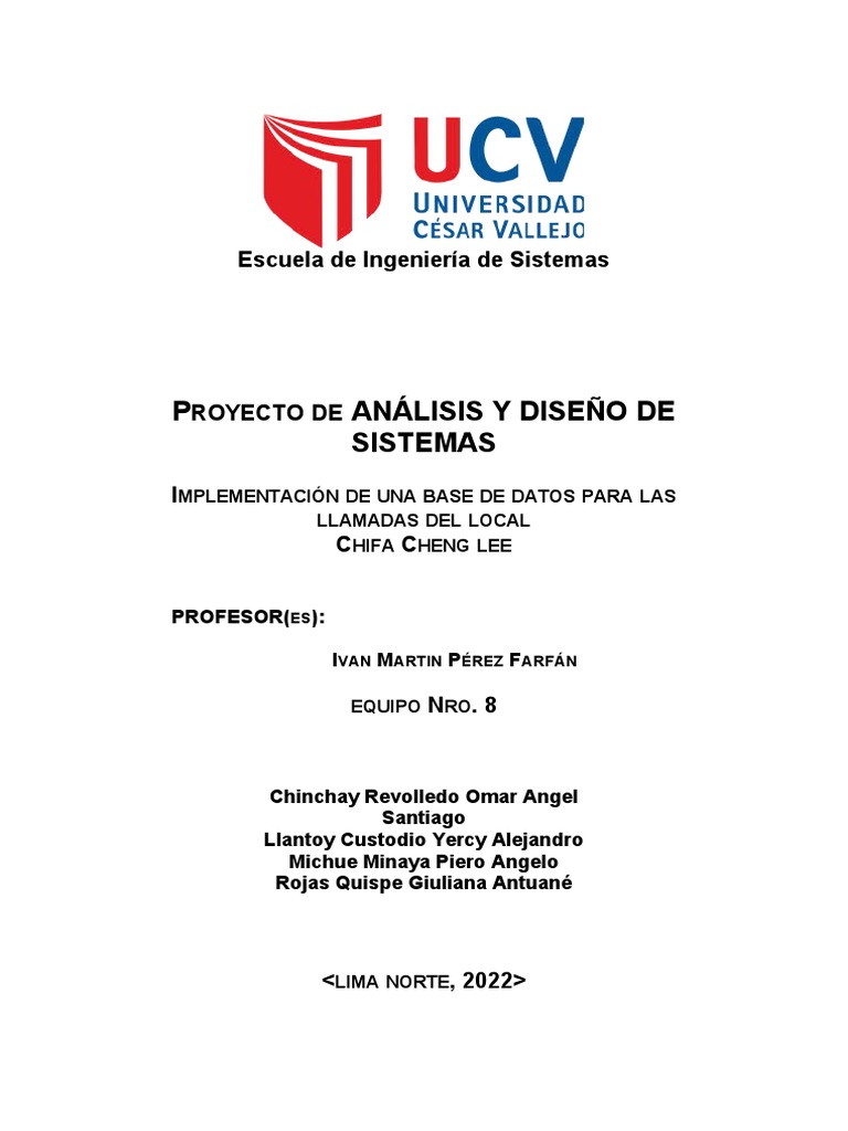 Estructura_Proyecto_ADS_2021_1 (1) (1) | PDF | Caso de uso | Software