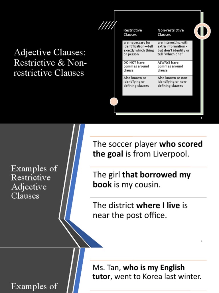 Adjective Clauses - Part 2 | PDF | Comma | Adjective