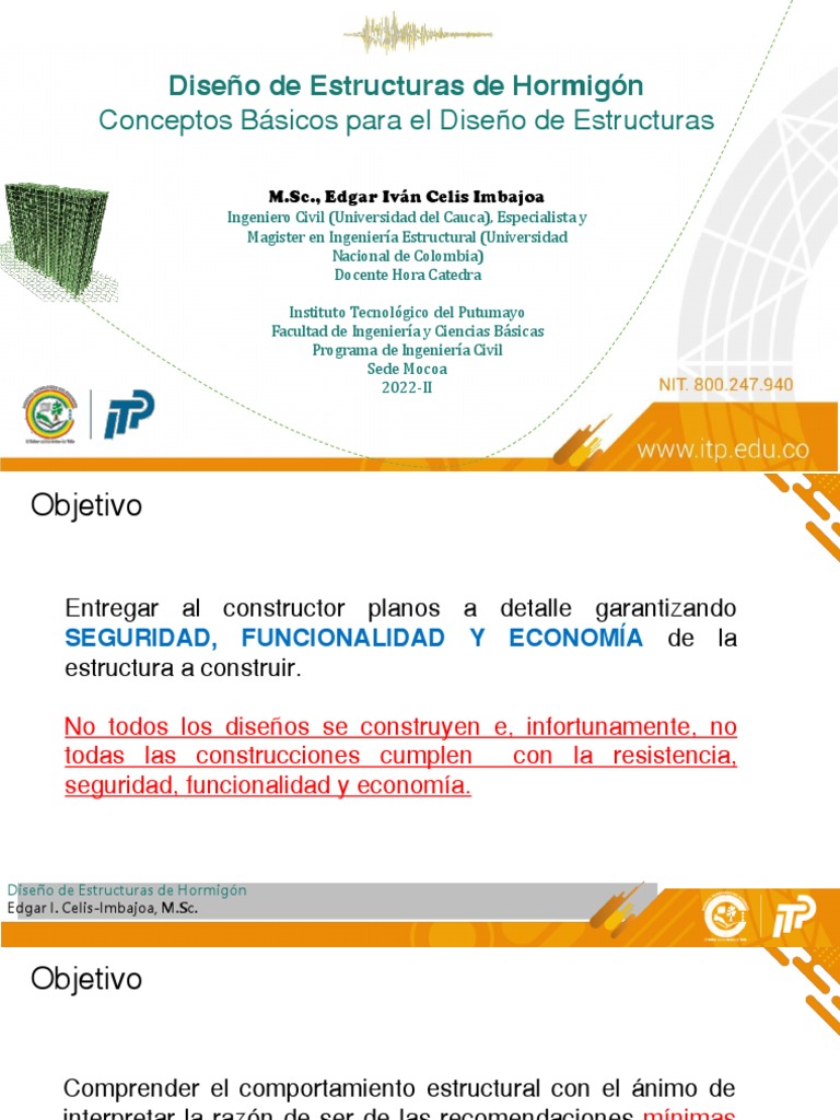 Conceptos Básicos para El Diseño de Estructuras | PDF | Ingeniería