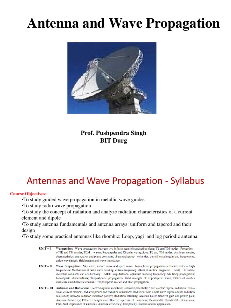 Unit-1 Waveguide Updated | PDF | Waveguide | Antenna (Radio)