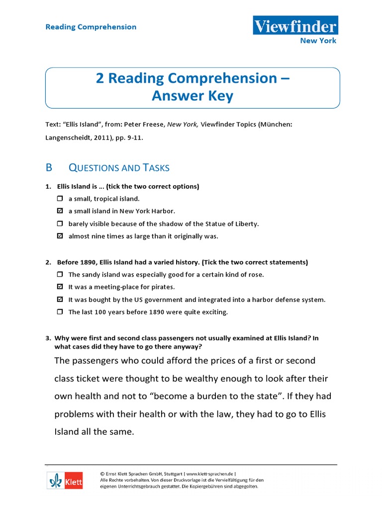 IT - NY - 02b - Worksheet On Reading Comprehension - AK | PDF