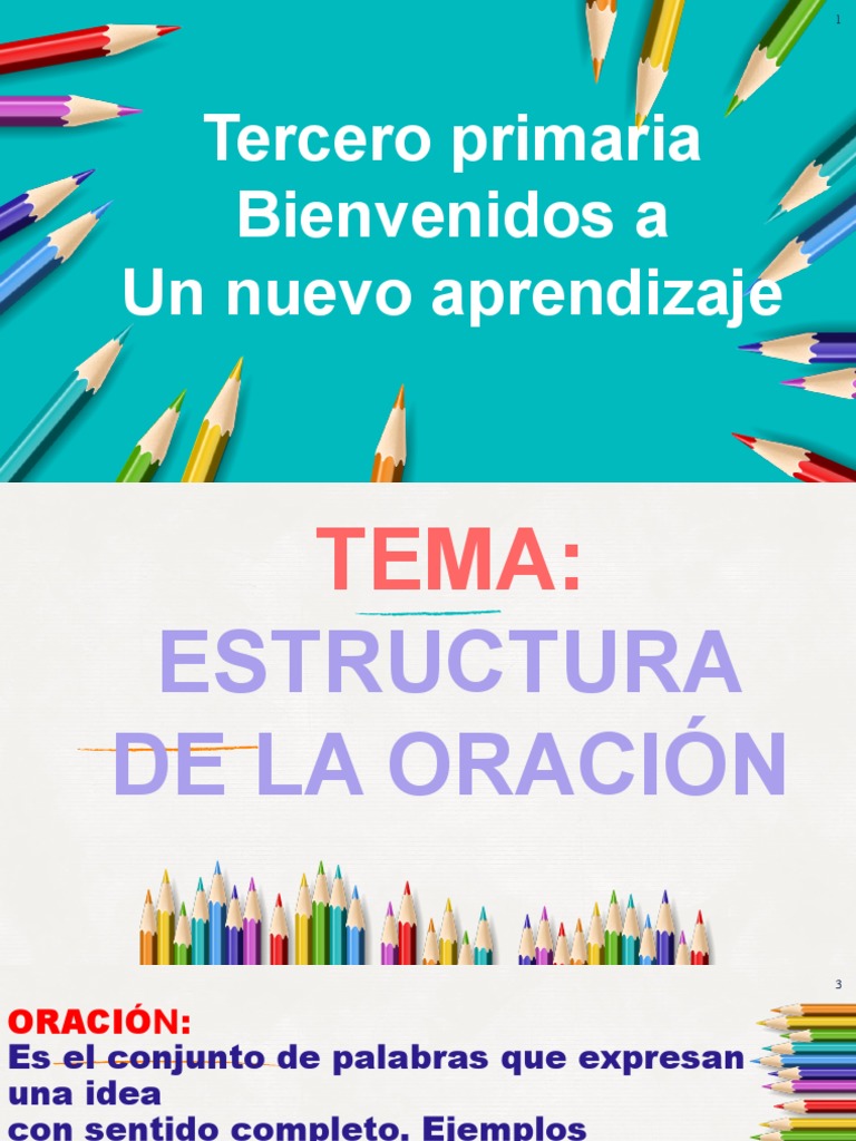 La estructura de la oración: sujeto, predicado y clases de oraciones ...