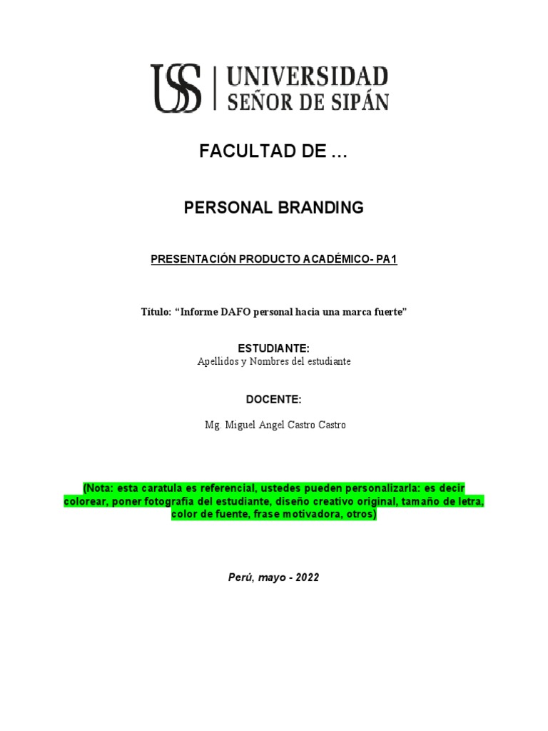 Modelo de Formato PA1.-ejemplo | PDF | Ciencia cognitiva | Cognición