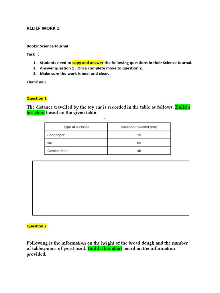 Relief Task 1 | PDF | Teaching Methods & Materials | Art