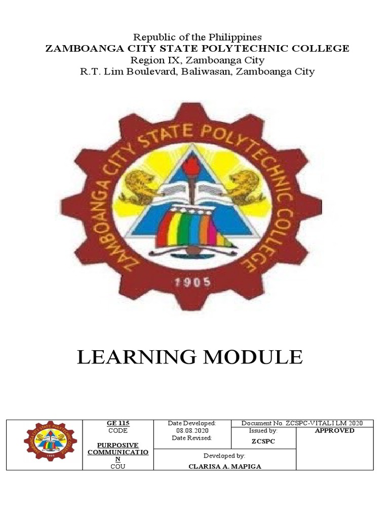 Understanding Purposive Communication: An Introduction to the Models ...