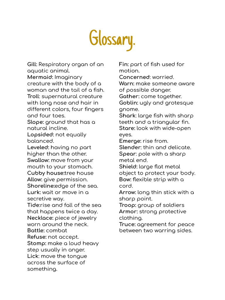 Glosary | PDF