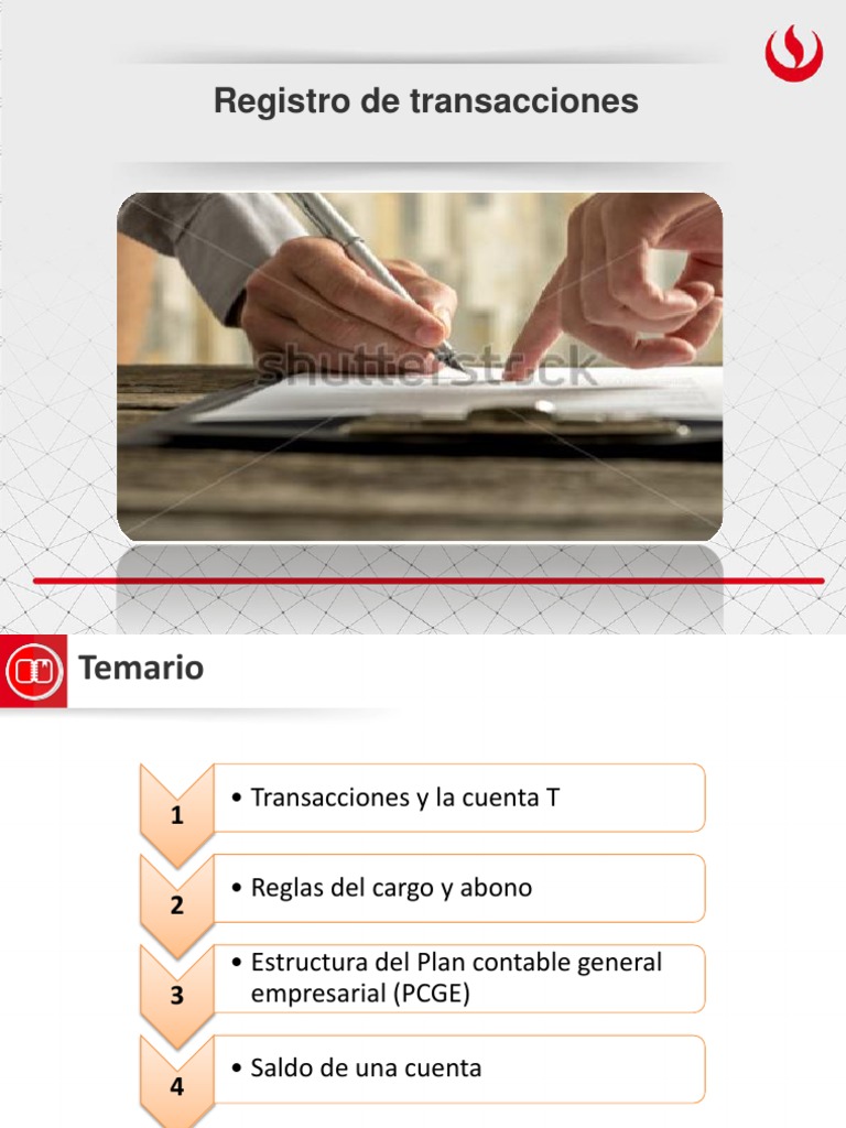 Contabilidad - Registro de Transacciones | PDF | Contabilidad | Economias