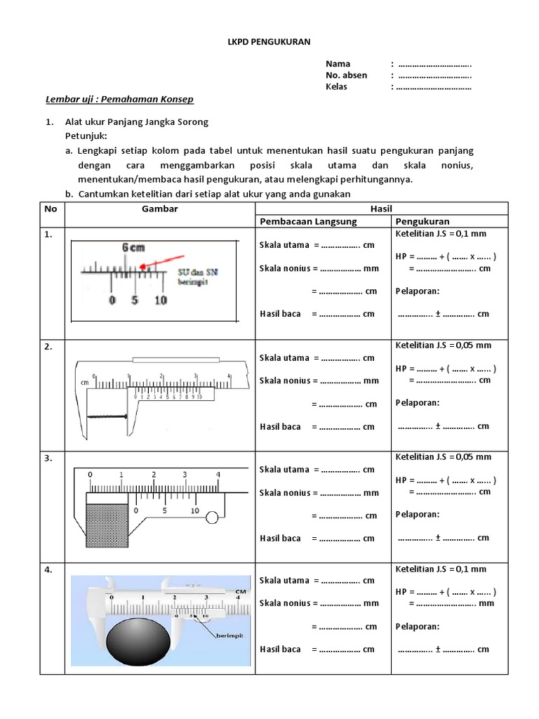 LKPD Pengukuran-1 | PDF