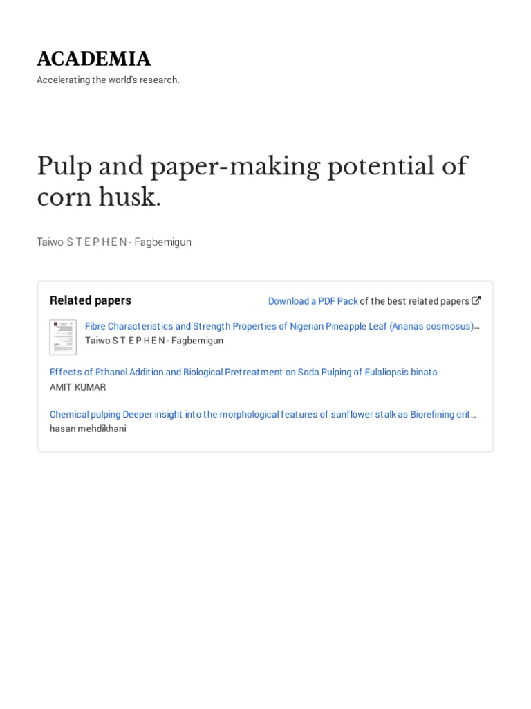 PaperIII With Cover Page v2 | PDF | Pulp (Paper) | Paper