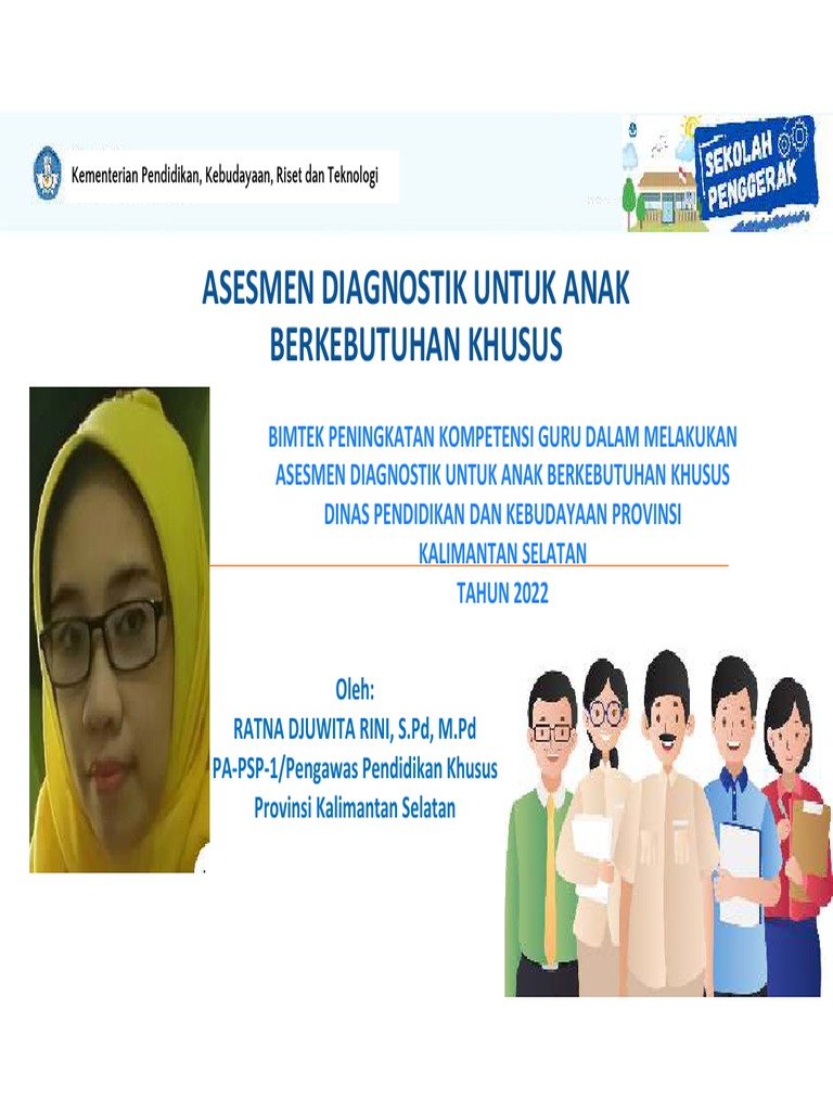 01 - PTT - Perencanaan Dan Pelaksanaan Asesmen Diagnostik Untuk ABK | PDF
