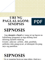 Halimbawa NG Sinopsis | PDF