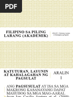 Fil - Report Propesyonal Na Pagsulat | PDF