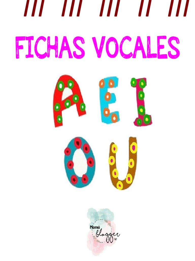 Aprendiendo Las Vocales | PDF