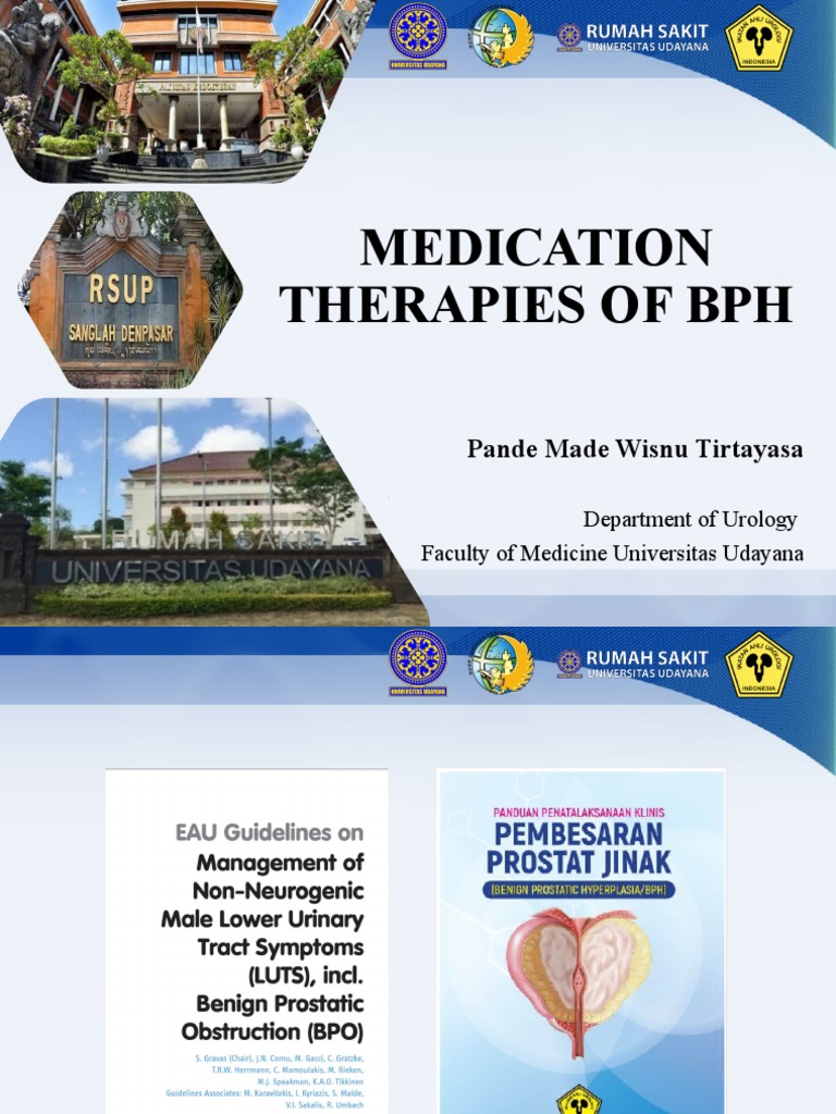 BPH Medication BUU | PDF | Prostate Cancer | Clinical Medicine