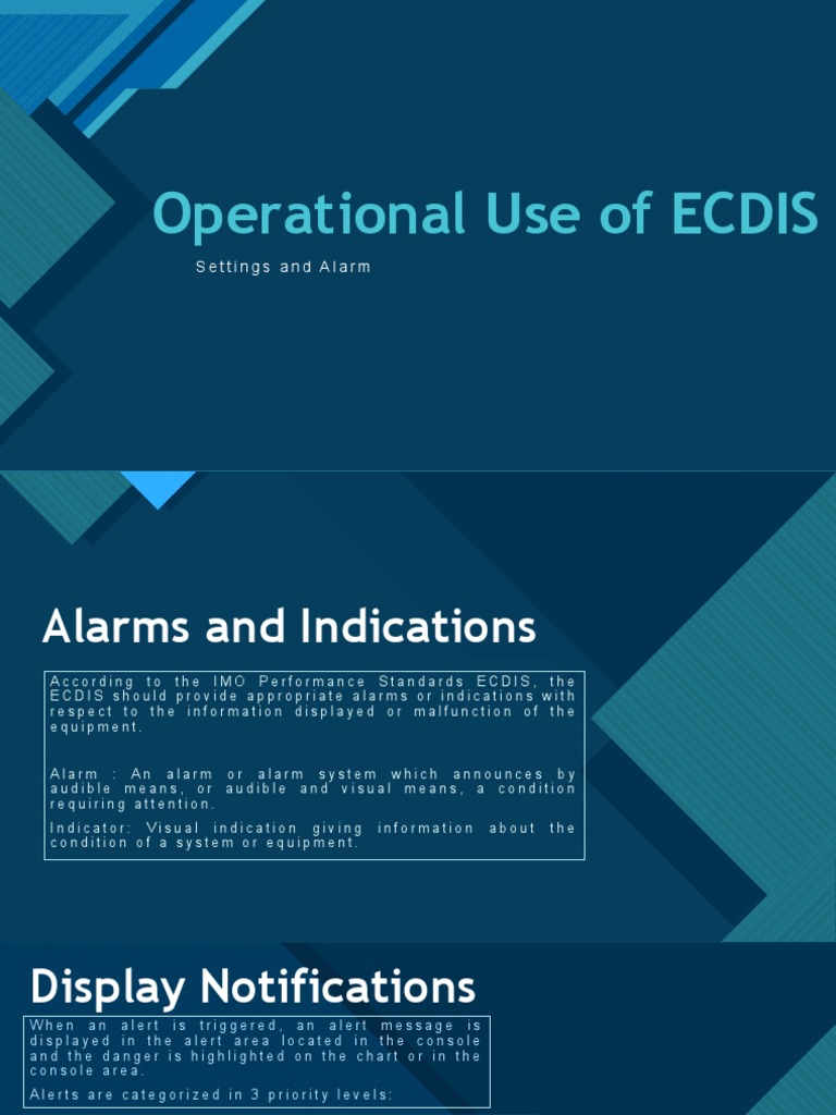 Alarms and Indications of ECDIS | Download Free PDF | Computing