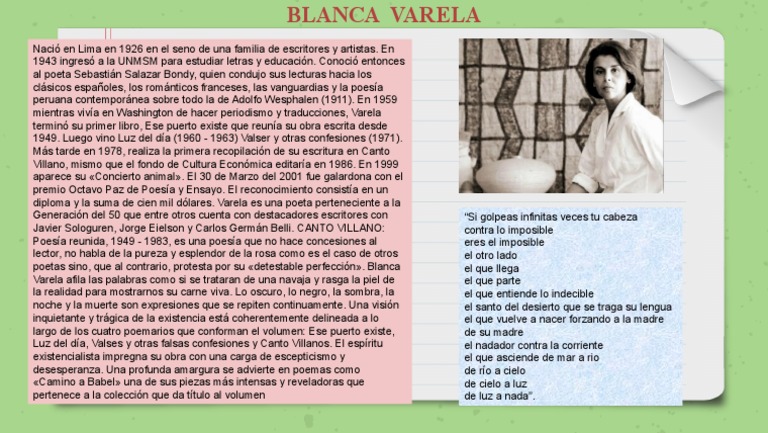 Blanca Varela | PDF