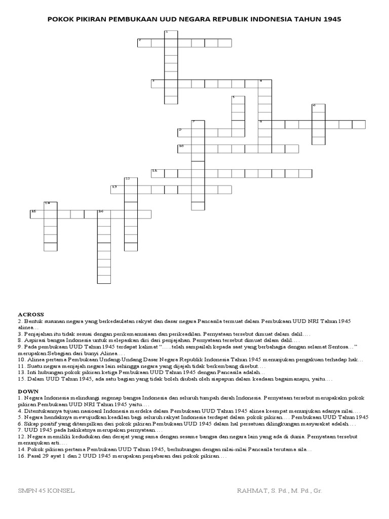 TTS PKN KELAS 9 BAB 2 | PDF