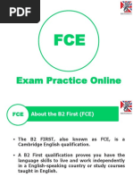 B2 First (FCE) Score Calculation Guide | PDF | Percentage