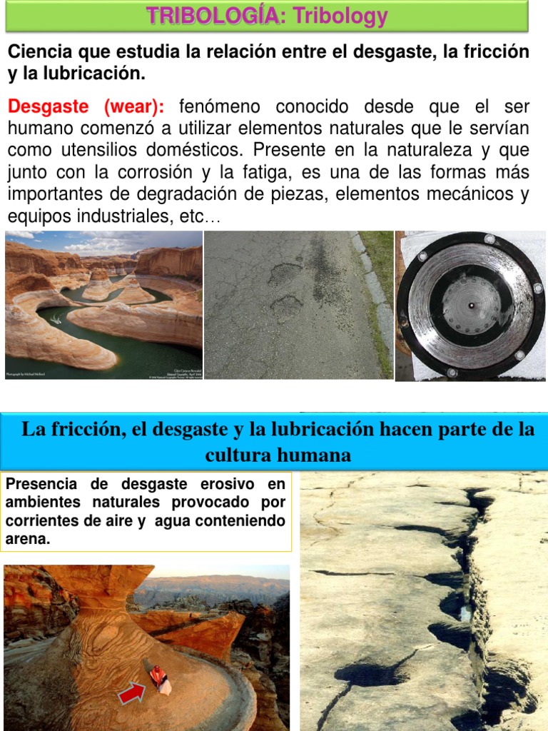 Tribología: Desgaste, Fricción y Lubricación | PDF | Rodamiento ...