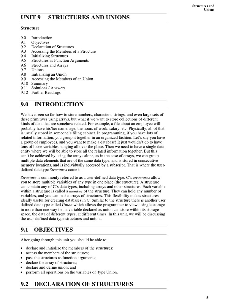 Block-3 Data Structure IGNOU | PDF | Pointer (Computer Programming) | Variable (Computer Science)