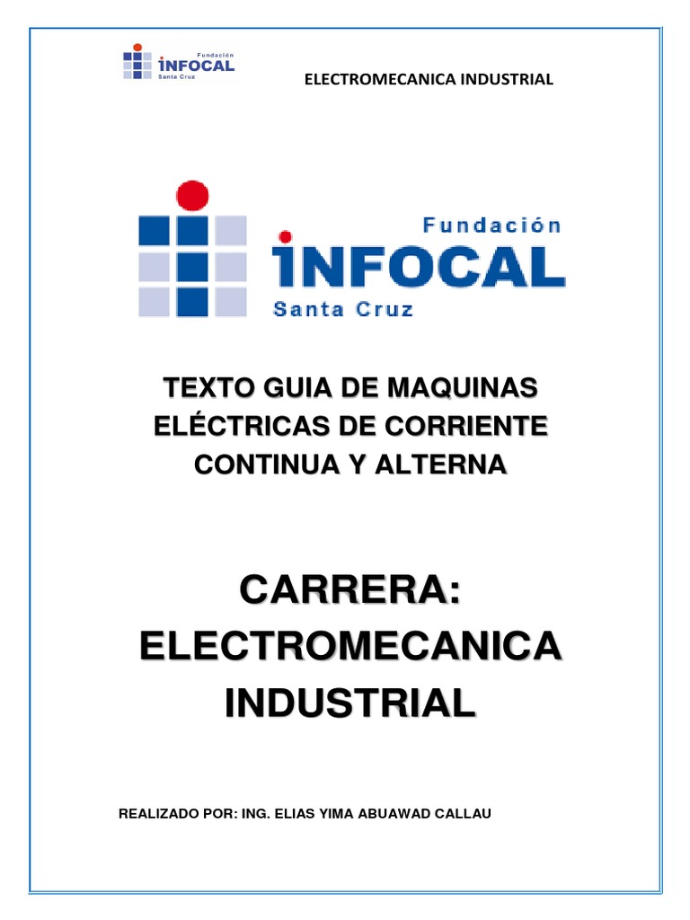 Maquinas Eléctricas de Corriente Continua y Alterna | PDF | Motor eléctrico | Corriente eléctrica