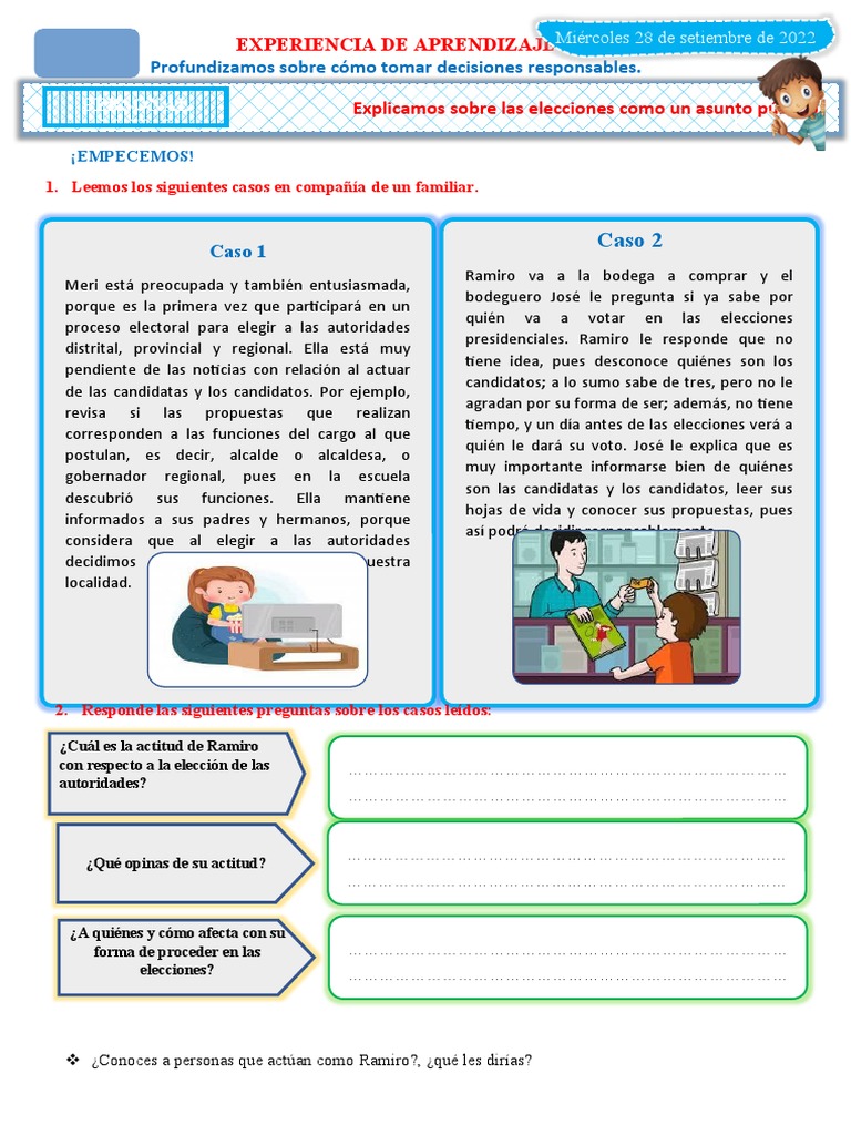 D3 A2 FICHA Explicamos Sobre Las Elecciones Como Un Asunto Público ...