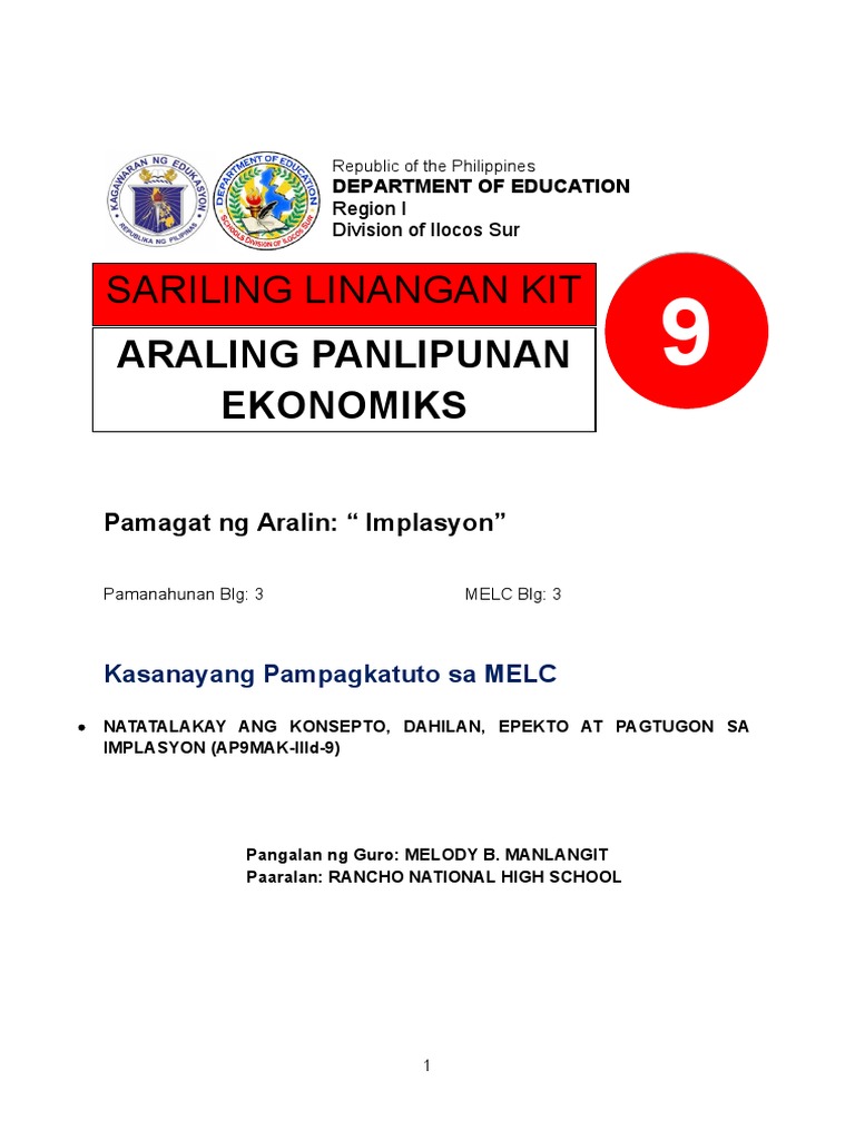 AP9 SLK Q3 WK 4 5 1 | PDF