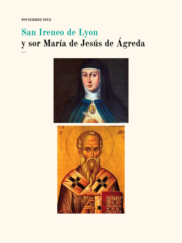 San Ireneo y Sor María de Ágreda | PDF | Juan el apóstol | Gnosticismo