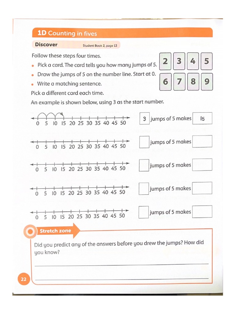 1D Counting in Fives | PDF