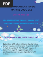 Matriks Invers 3 X 3 | PDF