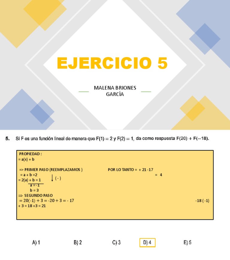 Ejercicio 5 Alegra - Malena | PDF