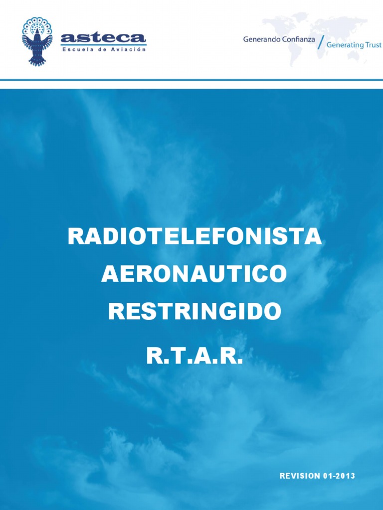 Manual RTAR Oct14 | PDF | Radio | Ionosfera