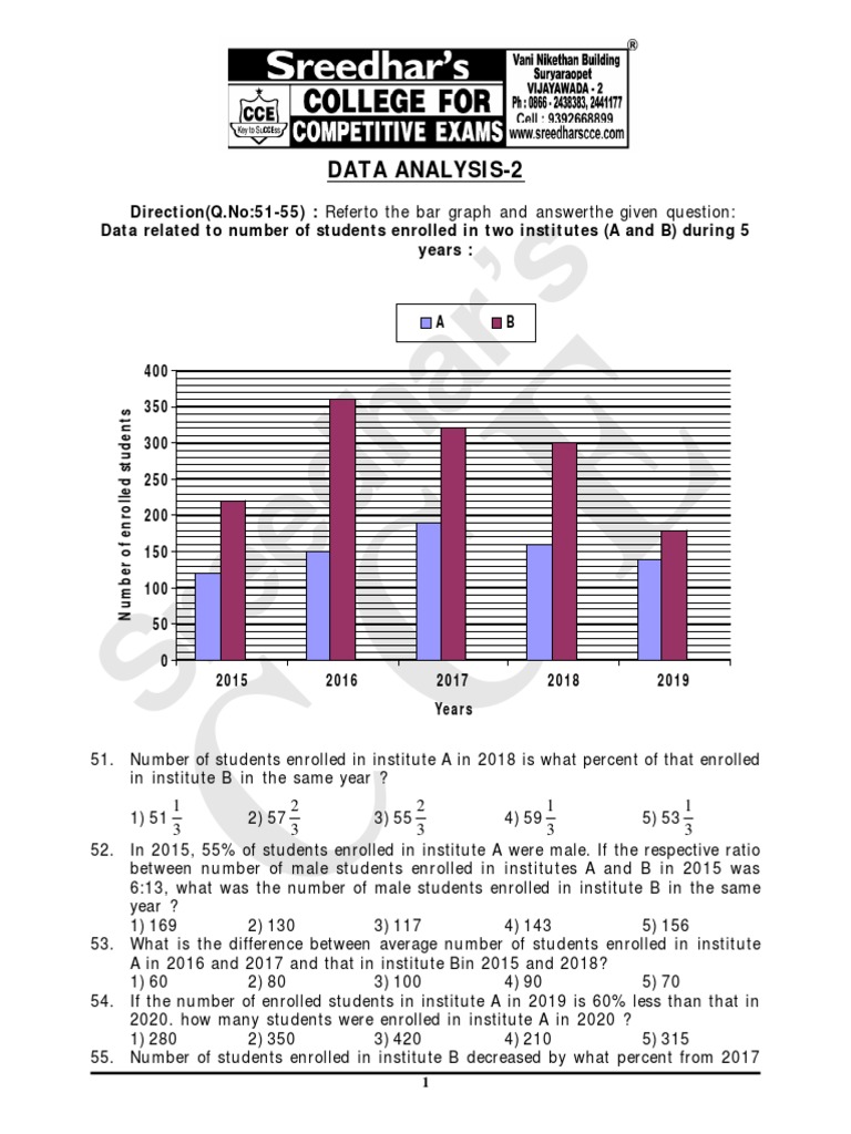 Arithmetic Data Analysis-2 | PDF