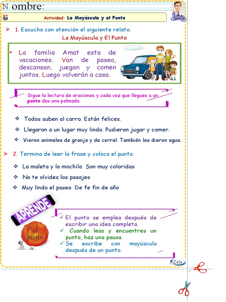 Sesion 63 La Mayuscula y El Punto | PDF | Poesía