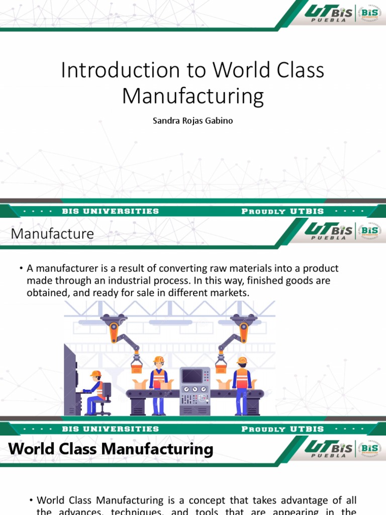1.-Introduction to World Class Manufacturing | PDF | Lean Manufacturing ...