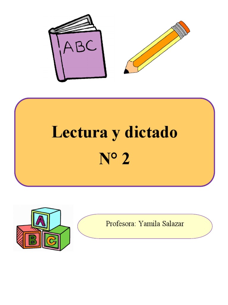 Cuadernillo Lectura y Dictado N°2 IMPRENTA | PDF | Alimentos