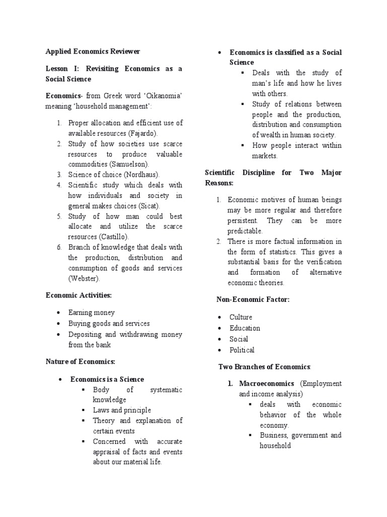 Economics 2 | PDF | Economics | Market (Economics)